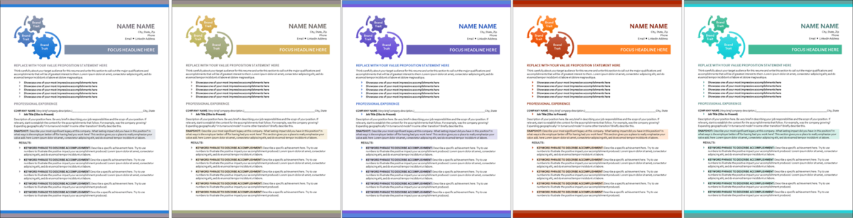 Versatile Executive Profile, Bio, References & Cover Letter Templates