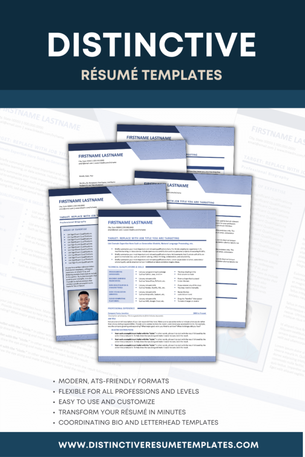 Artificial Intelligence Resume Template for the AI Job Market