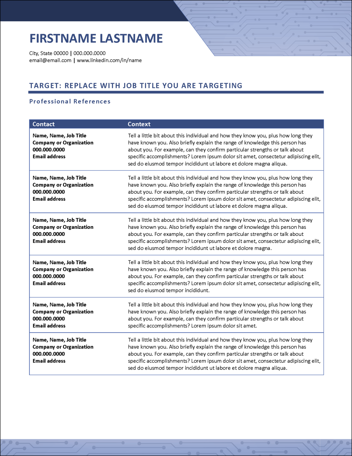 Artificial Intelligence Resume Template for the AI Job Market
