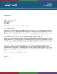 Vibrant Resume Template for MS Word