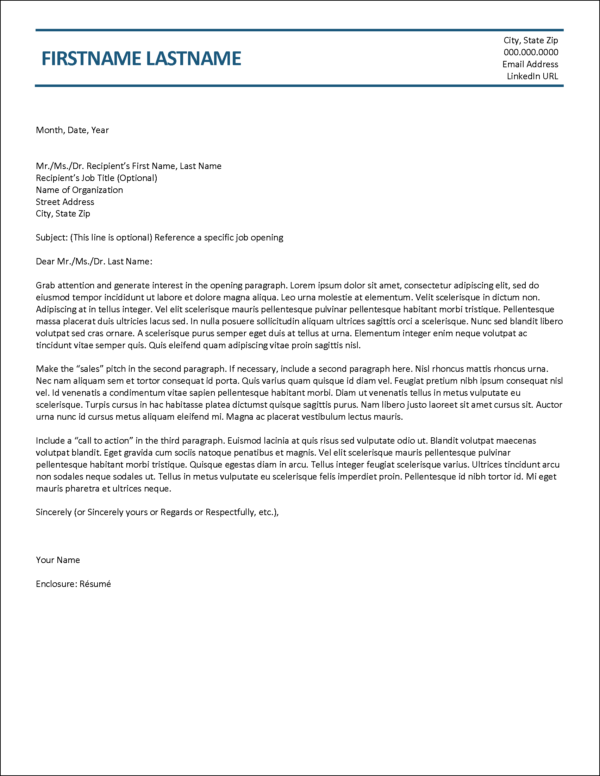 Innovative Resume Template for MS Word | Distinctive Resume Templates