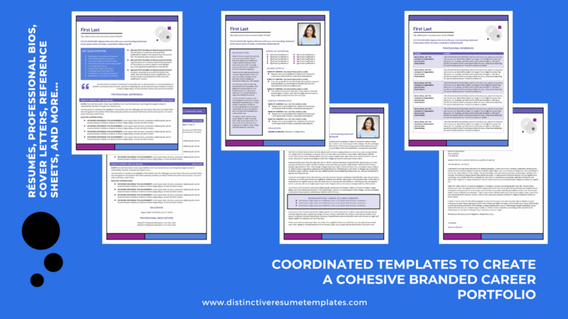 Creative Executive Profile, Bio, References & Cover Letter Templates