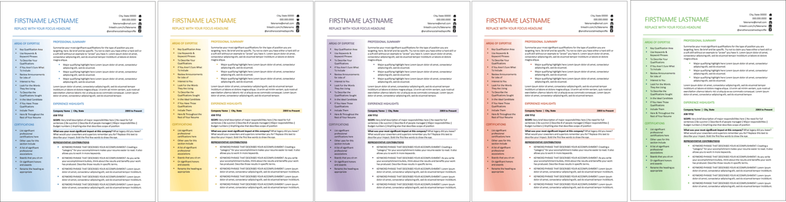Minimalist Design Resume Template | ATS-Optimized, Easy to Use