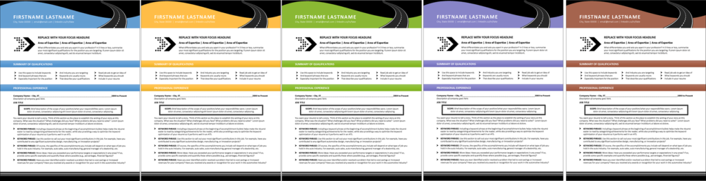 Automotive Industry Resume Template for MS Word