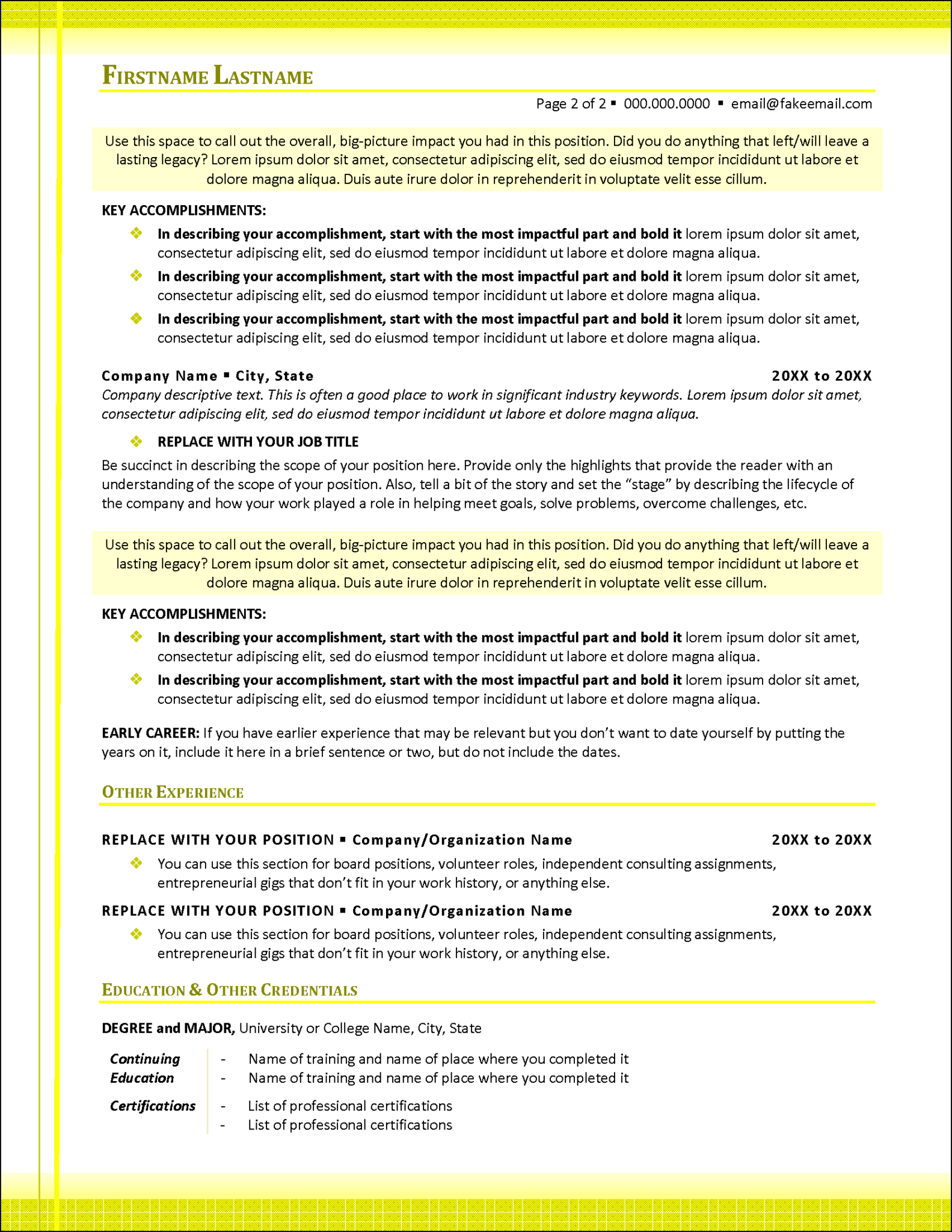 Beautiful Resume Template to Showcase Your Skills