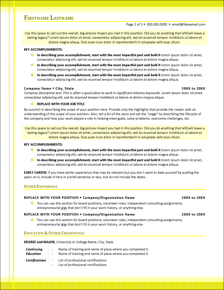 Beautiful Resume Template to Showcase Your Skills