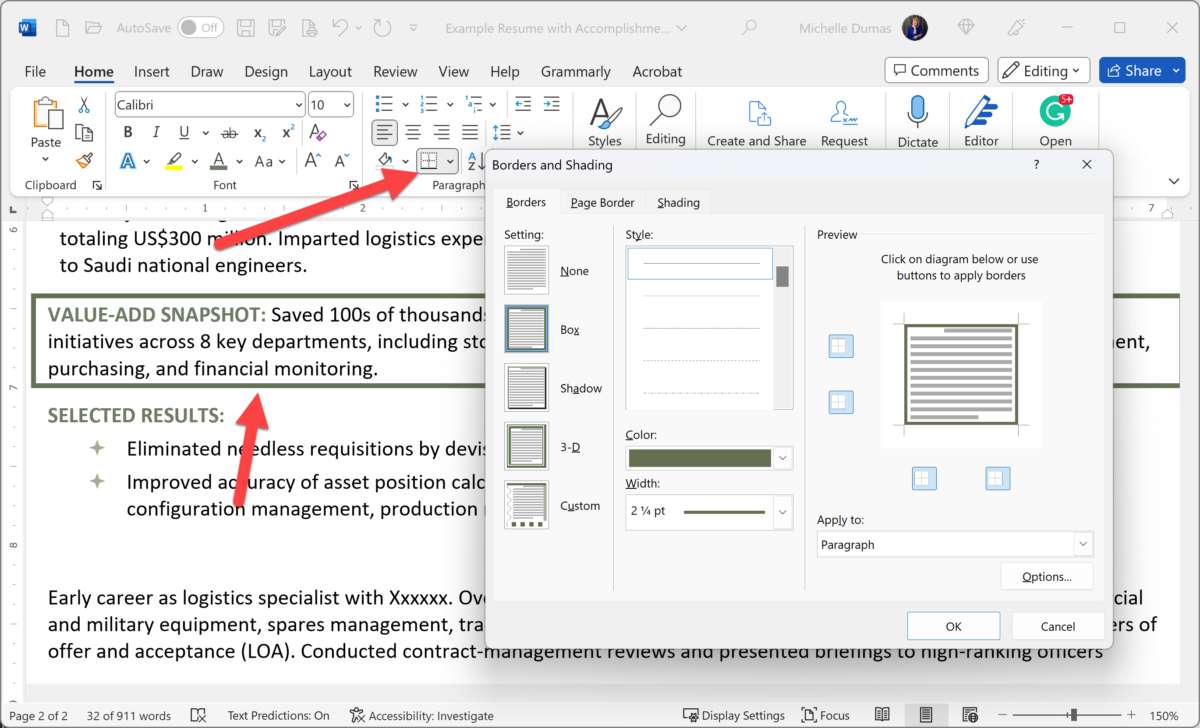 35 Microsoft Word Tips & Tricks To Make Creating a Resume Easy