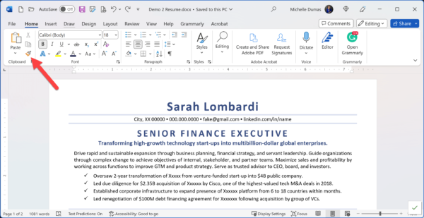 35 Microsoft Word Tips & Tricks To Make Creating a Resume Easy