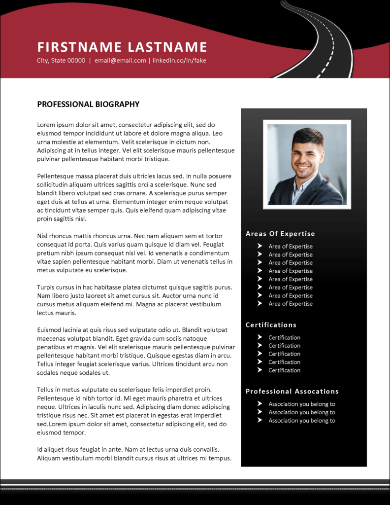 Automotive Industry Resume Template for MS Word