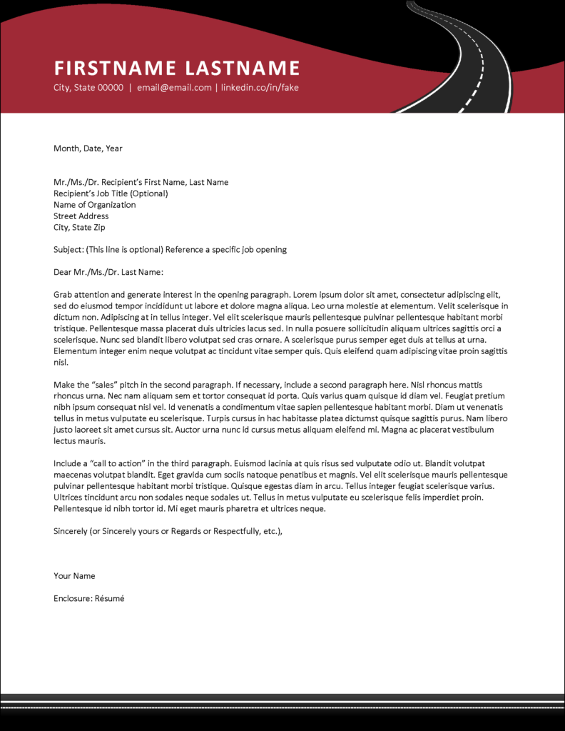 Auto Industry Biography, References & Cover Letter Templates