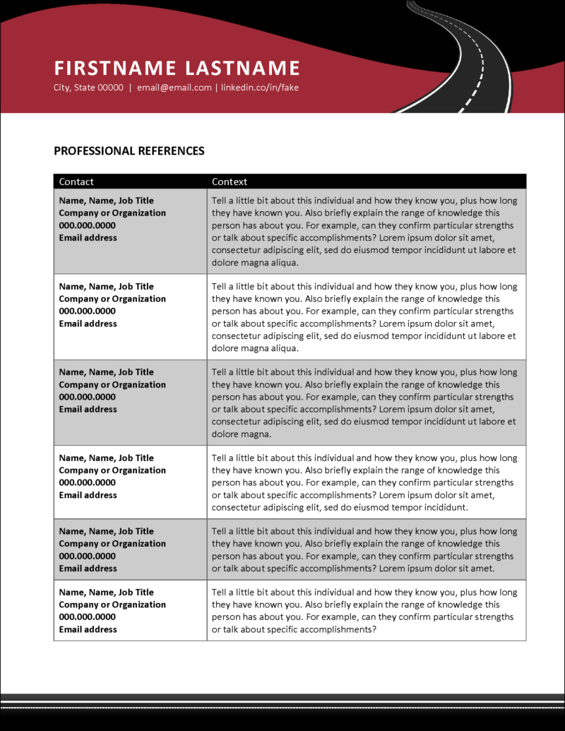 Automotive Industry Resume Template for MS Word