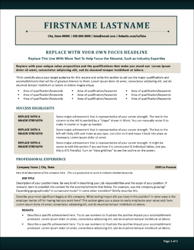From Federal Service to Private Sector: Resume Templates and AI Prompts