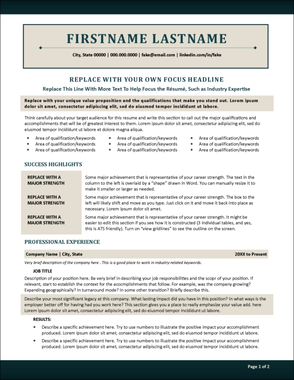 From Federal Service to Private Sector: Resume Templates and AI Prompts