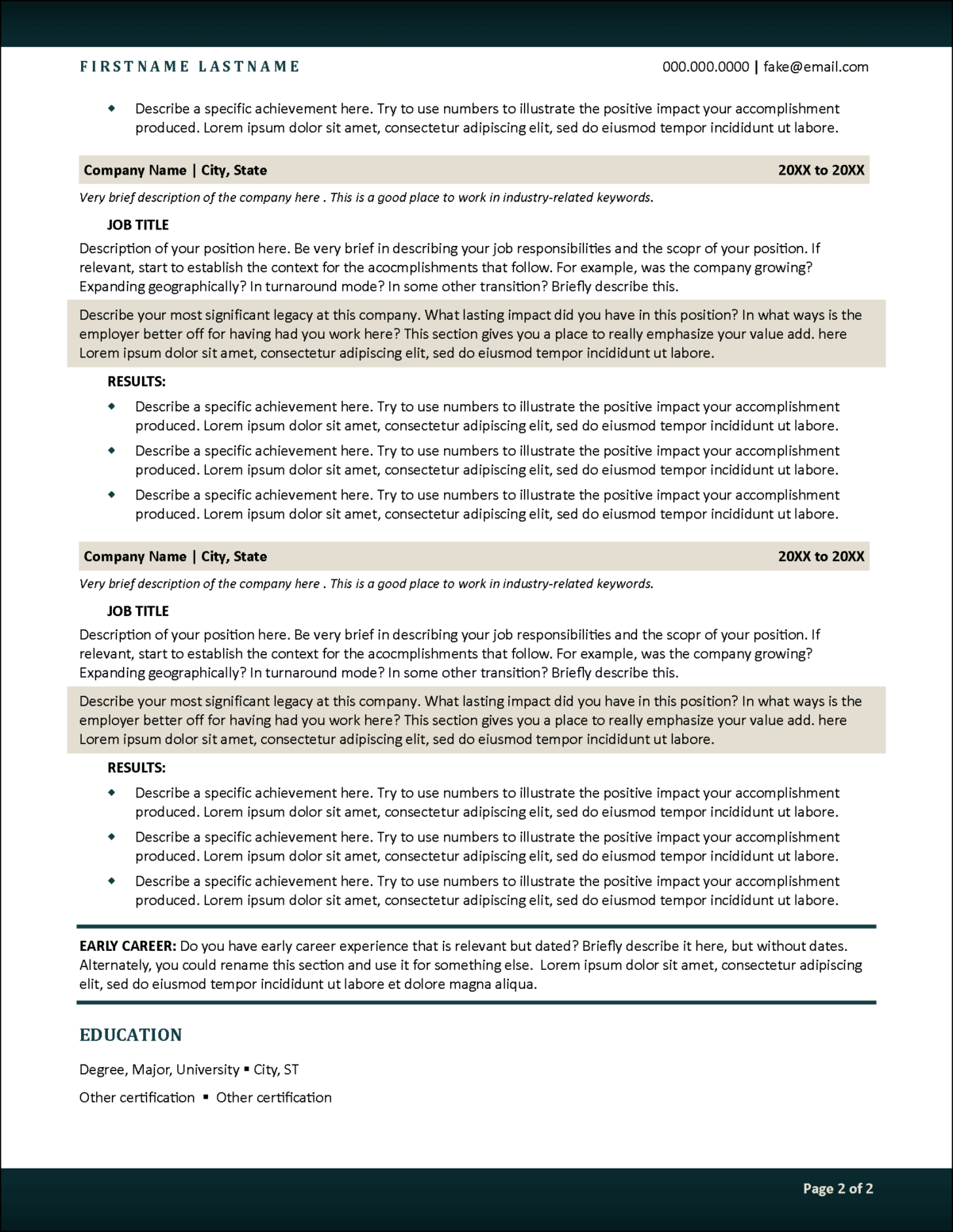 From Federal Service to Private Sector: Resume Templates and AI Prompts