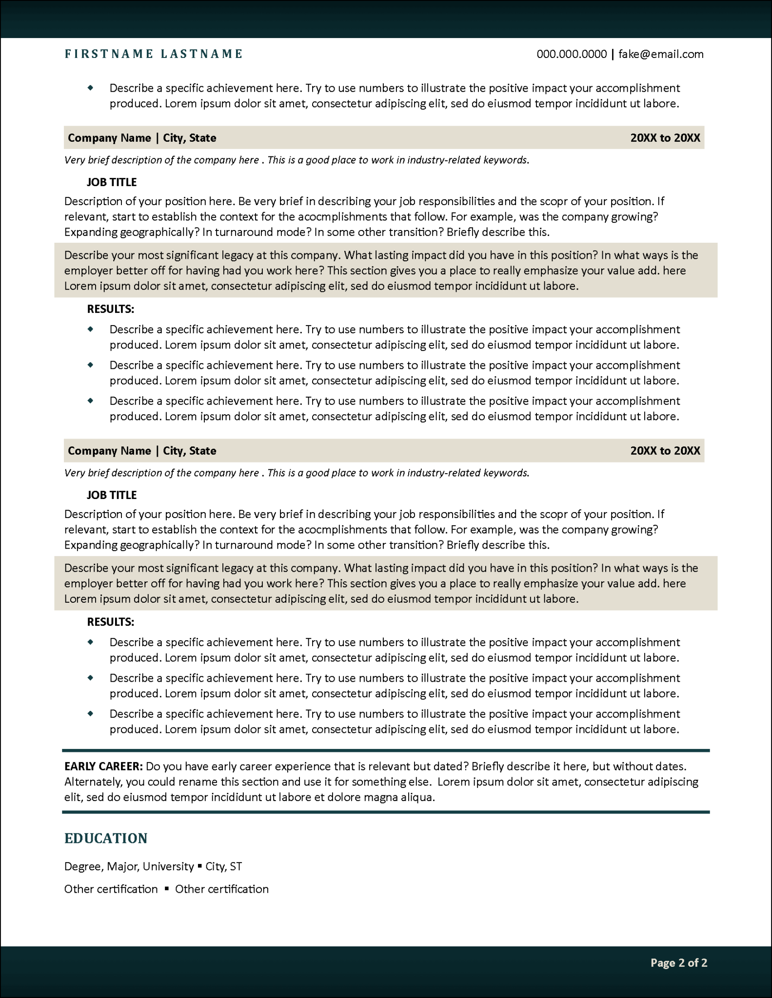 From Federal Service to Private Sector: Resume Templates and AI Prompts