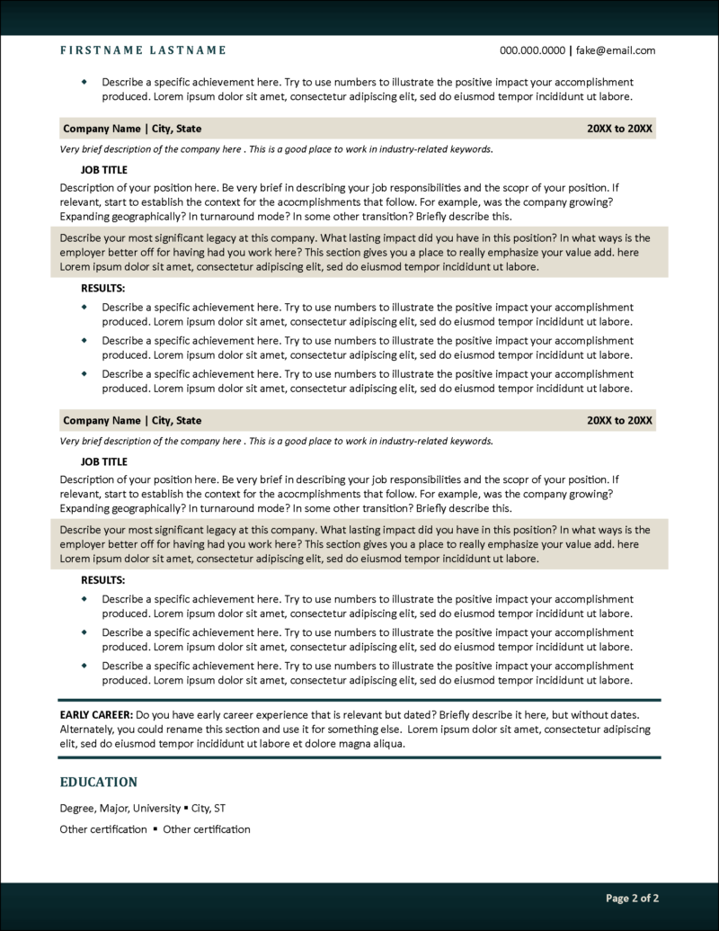 From Federal Service to Private Sector: Resume Templates and AI Prompts