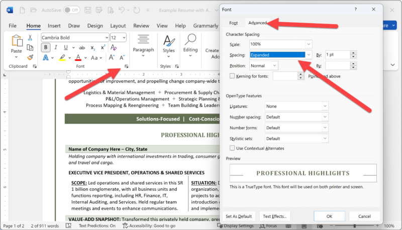 35 Microsoft Word Tips & Tricks To Make Creating a Resume Easy