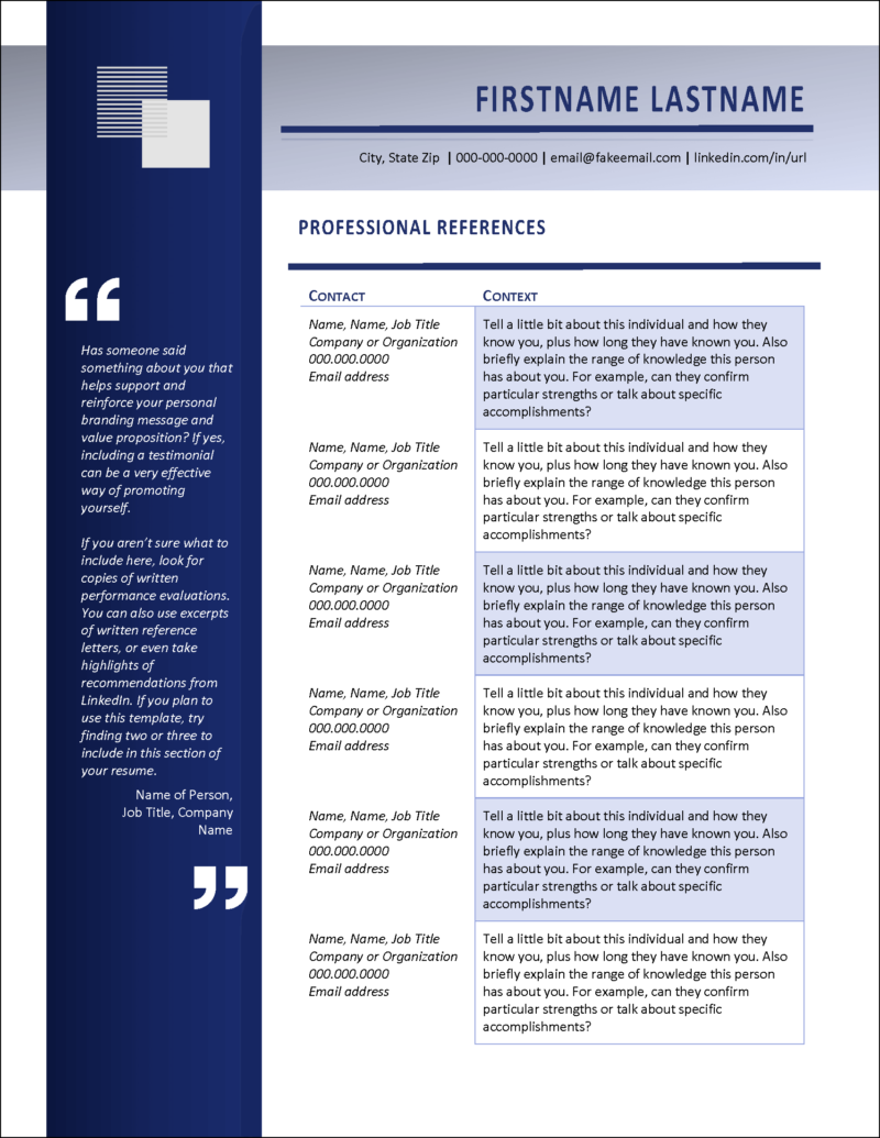 Attention-Getting Resume Template for Professional Jobs