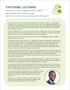 Stay Ahead of the Curve With This Trendy Resume Template