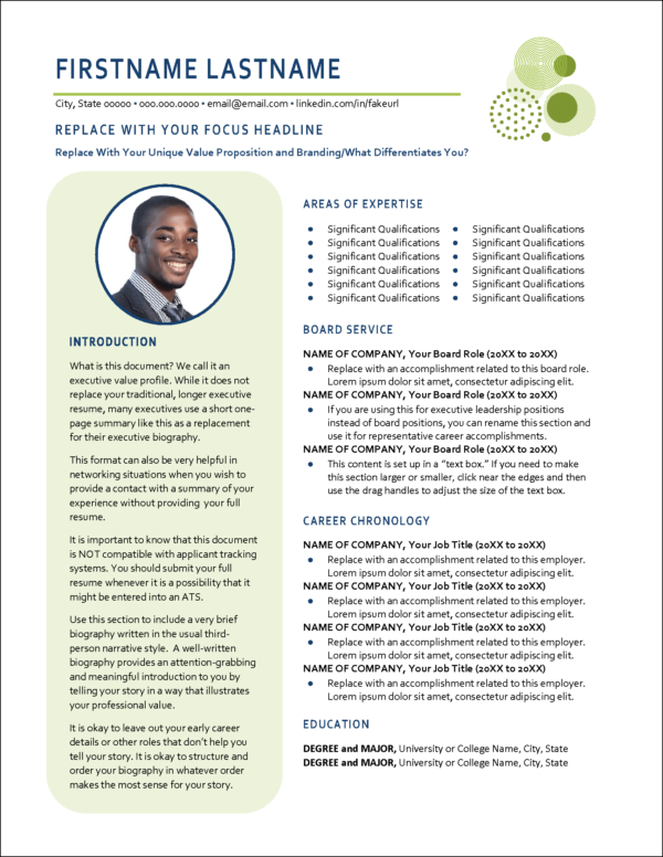 Stay Ahead of the Curve With This Trendy Resume Template