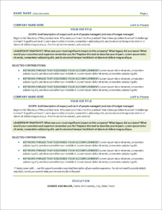 Stay Ahead of the Curve With This Trendy Resume Template