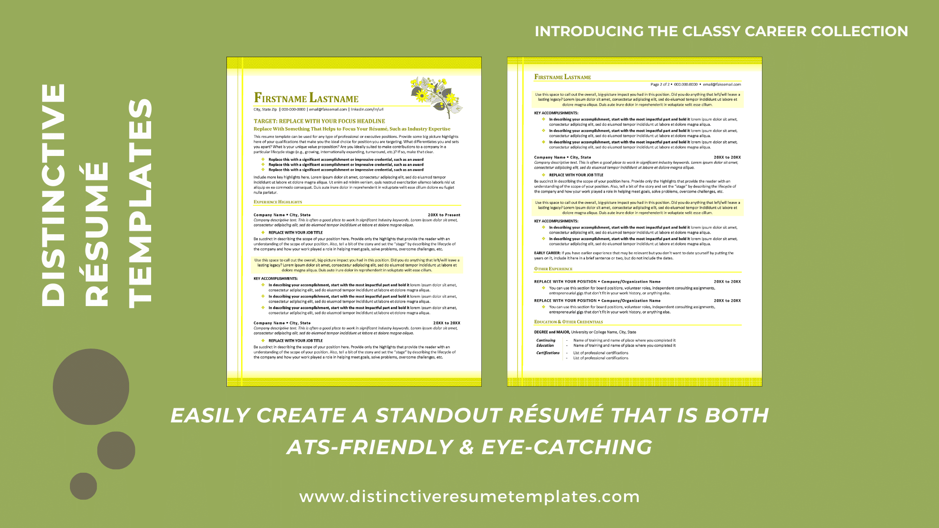 Beautiful Resume Template to Showcase Your Skills