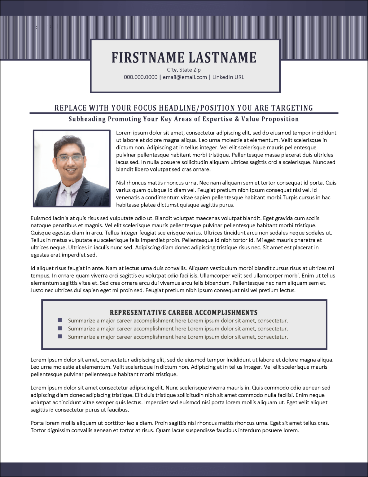 Sophisticated Style: Executive Document Suite | Distinctive Template