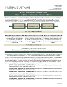 Truly Tailored Coordinating Career Templates | Distinctive Sets