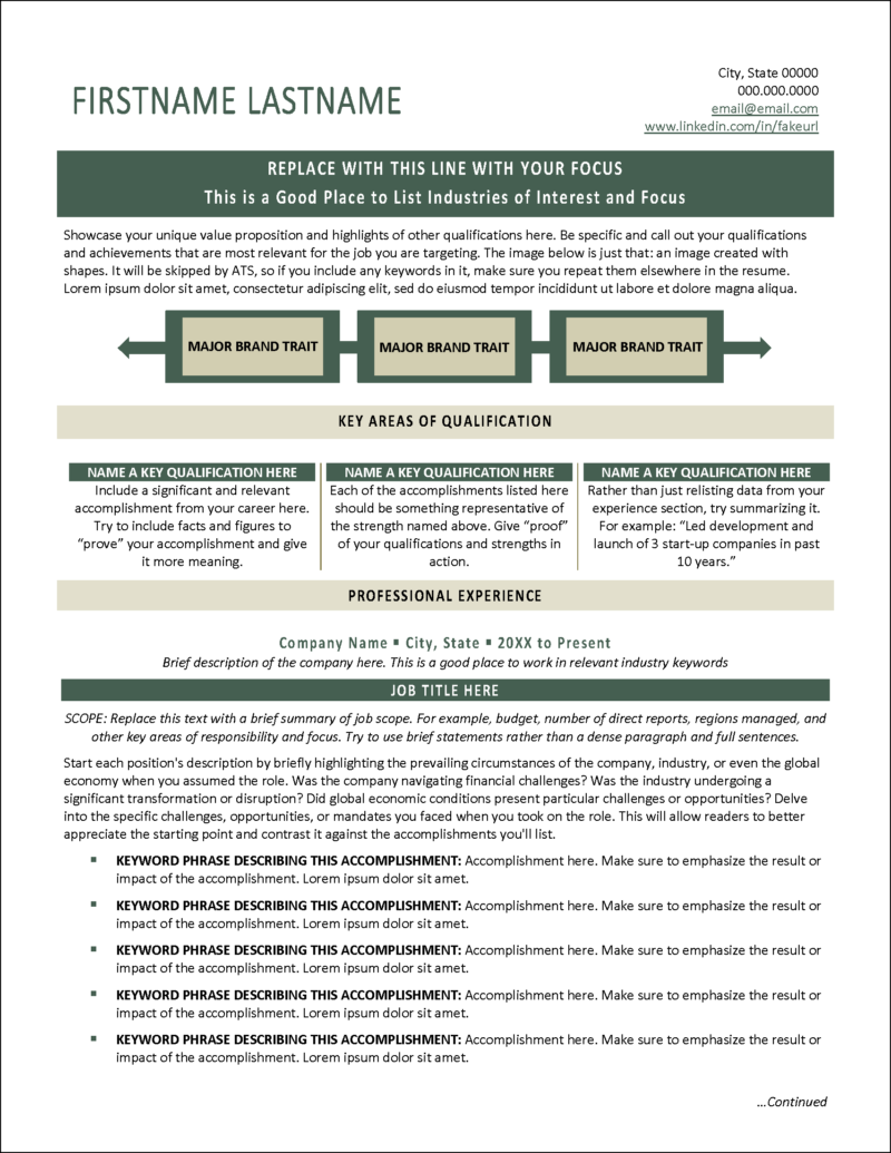 2025's Best Resume Templates - Distinctive Resume Templates