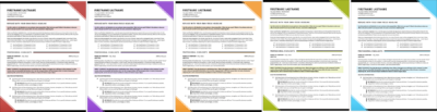 Dynamic Resume Format for Professionals | Distinctive Templates