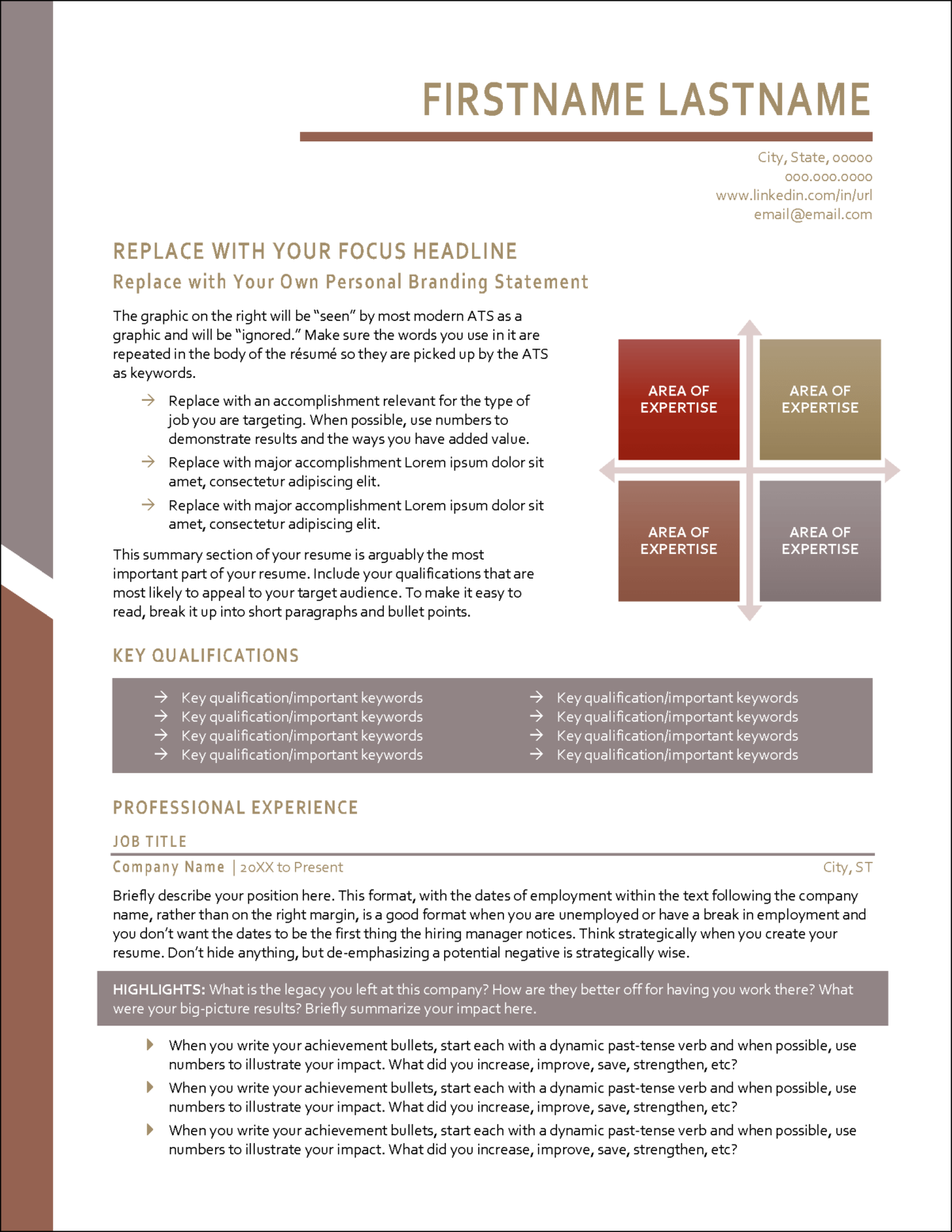 ATS Compatibility & Tables in Resumes - Distinctive Resume Templates
