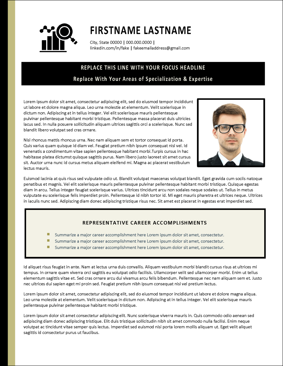 Premier Finance Analyst Resume | Distinctive Templates