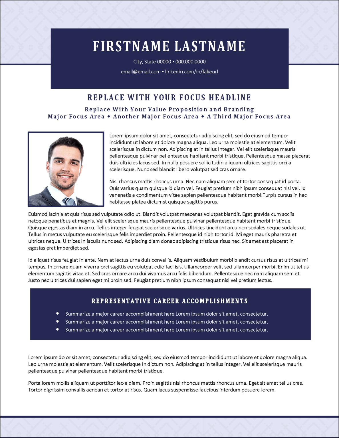 Easily Create a Resume for Experienced Professionals | Distinctive ...