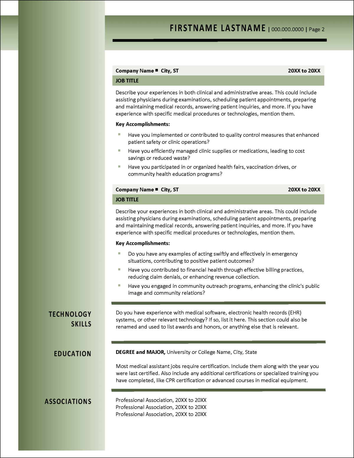 Essential Career Documents for Medical Assistants | Distinctive Templates