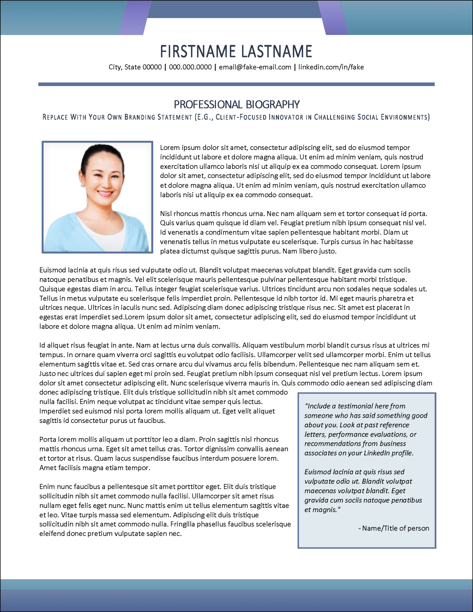 Specialized Social Work Resume Template | Distinctive Templates