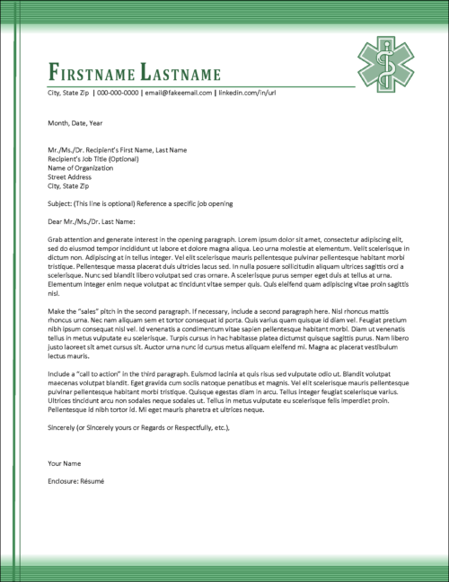 Career Templates Set for EMT Professionals | Distinctive Templates