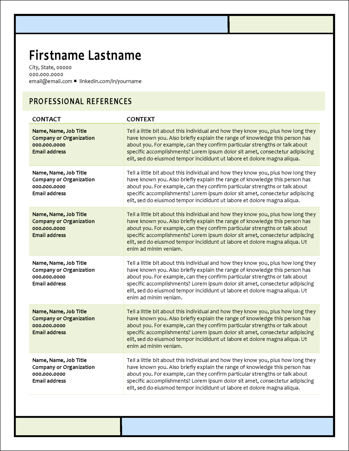 Professional Receptionist Resume Template | Distinctive Templates