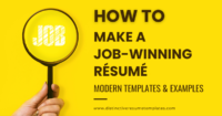 How To Make a Resume in 2024: Modern Templates & Examples | Distinctive ...