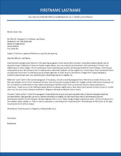 Easy-to-Use Internship Resume Template | Distinctive Templates