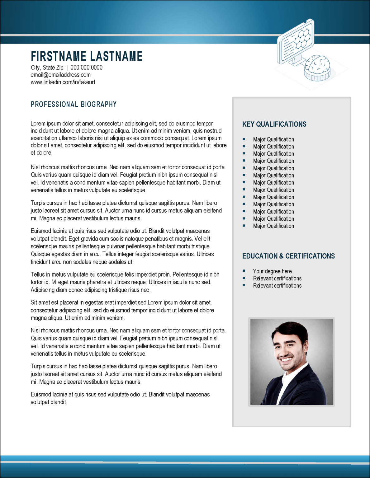 Machine Learning Engineer Resume Template | Distinctive Templates