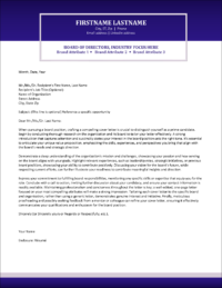 Elite Resume Template for Board of Directors | Distinctive Templates