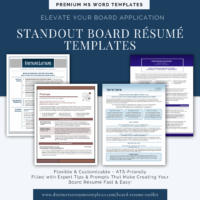 5 Mistakes to Avoid in Your Board Director Resume - Distinctive Templates