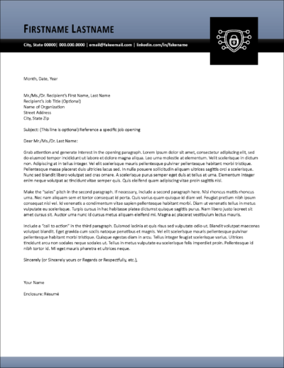 Advanced Cybersecurity Resume Template | Distinctive Templates