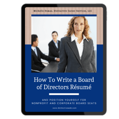 Board Resume Writing Toolkit - Distinctive Resume Templates