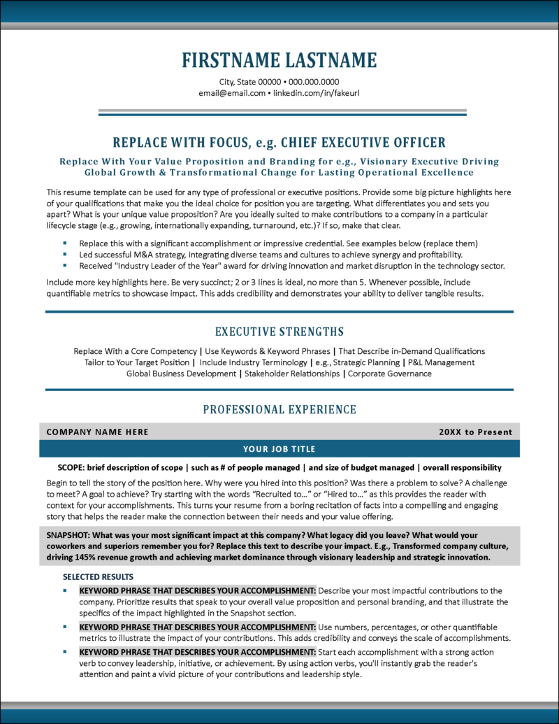 ATS Compatibility & Tables in Resumes - Distinctive Resume Templates