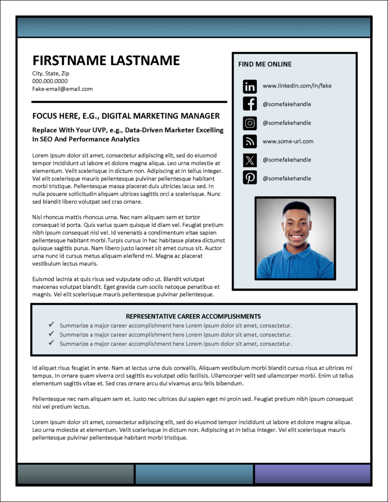 Graduating Student Resume Template - ATS-friendly & Easy-to-Customize
