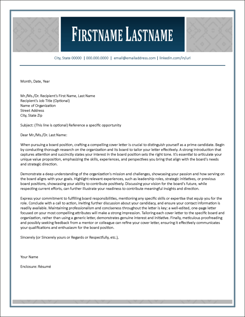 Executive Templates Set for Board Applications | Distinctive Templates