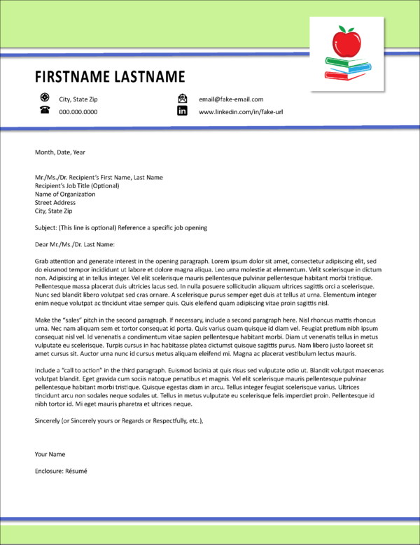 Substitute Teacher Resume Template for Word | Distinctive Templates