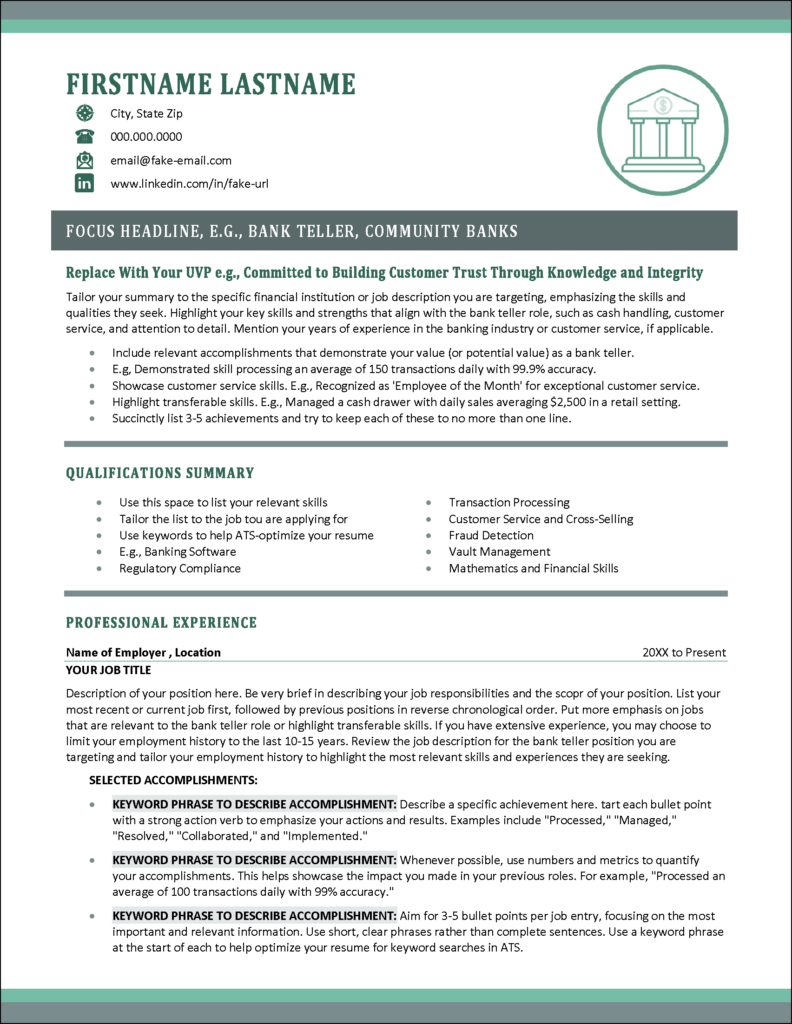 Bank Teller Resume My Resume And Cover Letter. Any Tips For Getting In