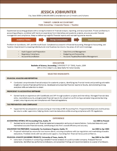 Student Resume Writing Toolkit - Distinctive Resume Templates